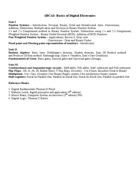 Basics Of Digital Electronics Pdf