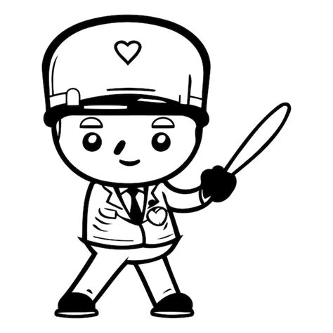 야구 타자를 들고 있는 크리켓 선수 만화 캐릭터 터 일러스트레이션 프리미엄 Ai 생성 벡터