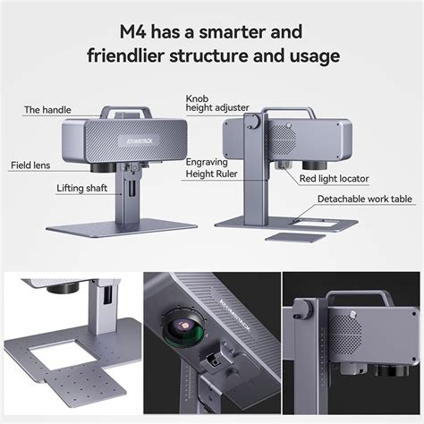 Atomstack M4 Fiber Laser With Protective Cover