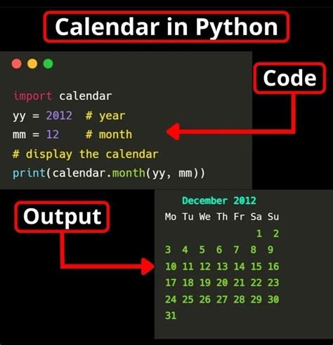 Building A Simple Calendar With Python Learn Computer Coding Coding