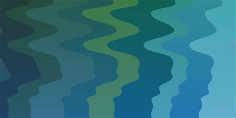 Light Blue Green Vector Texture With Curves Abstract Gradient Illustration With Wry Lines Smart