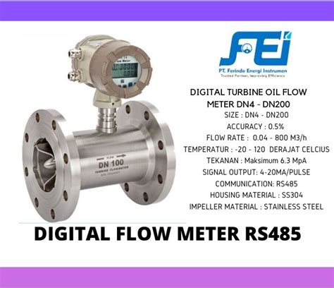 Ferindo Flow Meter SHM Turbine Flow Meter