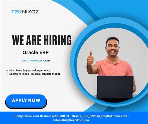 Hiring Oracleerp Oraclejobs Erpjobs Oracleerpconsultant… Teknikoz