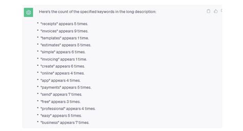 Invoice Simple Aso Audit Report With Chatgpt Shyftup