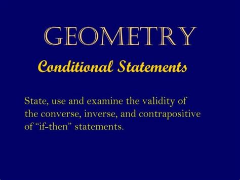 grade 8 if then statement ppt