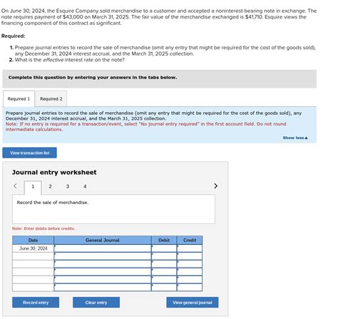 Solved Journal entry worksheet Record the interest accrual | Chegg.com