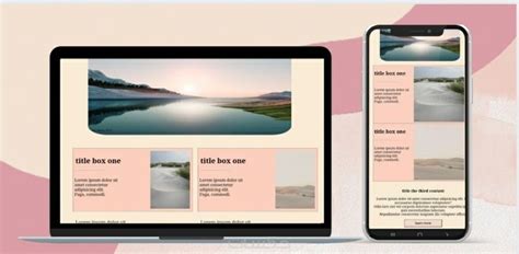 تصميم صفحة ويب كاملة بـ Html وcss متجاوبة وأنيقة لجميع الش خمسات
