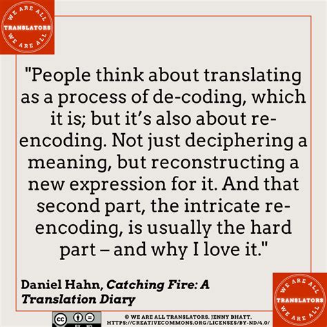 Translation As Decoding And Re Encoding And Some Interesting Links JENNY BHATT