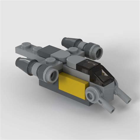 Lego Moc Micro Razor Crest By Matzimoto Rebrickable Build With Lego