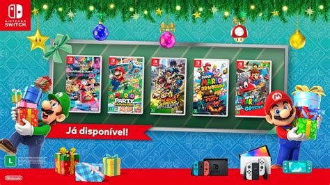 Nintendo traz jogos físicos de Switch ao BR veja lista