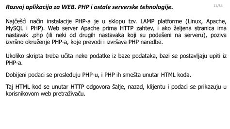 razvoj aplikacija za web uvod u php i mysql ppt download