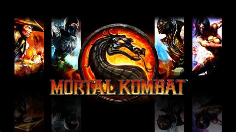 Mortal Kombat Logo Wallpapers Wallpaper Cave