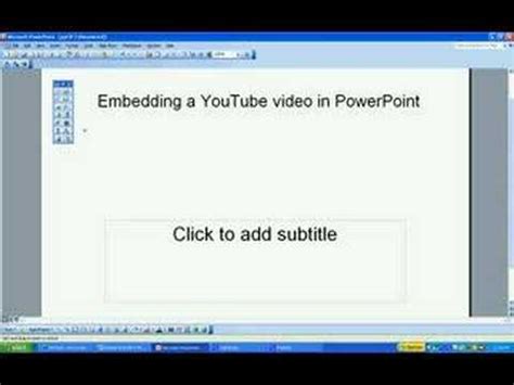How To Embed A YouTube Video In PowerPoint YouTube