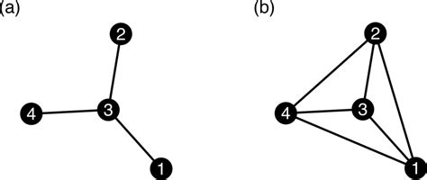 topology of two sample networks to explain network structures and