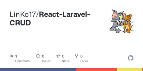 github linko17 react laravel crud