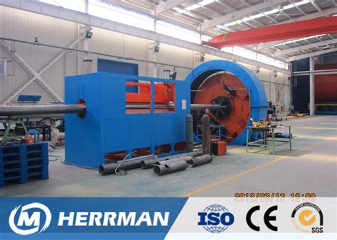 Pressure Bearing Steel Bar Interlock Armouring Machine For Marine Flexible Pipeline