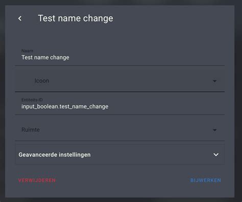 Can Not Rename Inputboolean Name In Ui · Issue 15906 · Home Assistantfrontend · Github