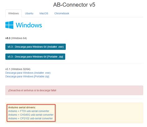 Arduino blocks connector Librería CATEDU