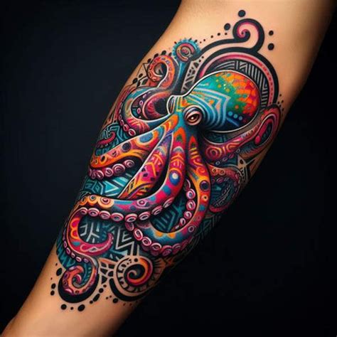 Octopus Sleeve Tattoo