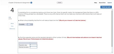 Solved Chapter Homework Assignment I Saved Help Save Chegg