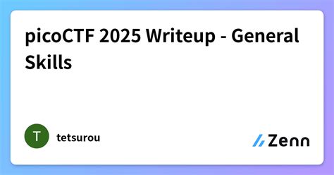 Picoctf 2025 Writeup General Skills