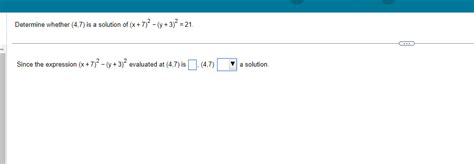 Solved The Arrow Before A Asks If Its A Solution Or Not Chegg Com