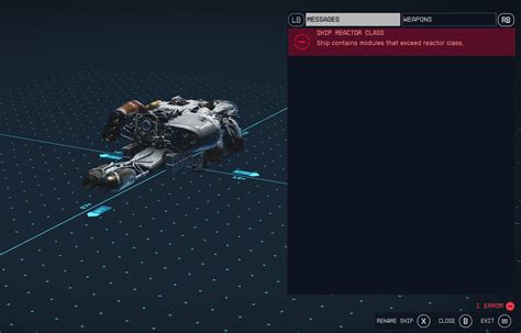 Starfield Ship Reactor Class Error Fix How To Exceed Reactor Class Explained