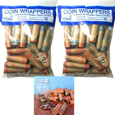Coin Roll Wrappers In Money Handling