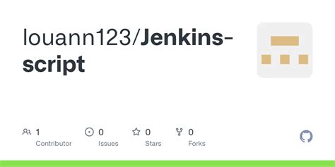 Github Louann Jenkins Script