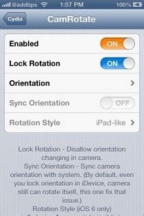 Lock The IPhone Camera App S Orientation In Any Mode With CamRotate