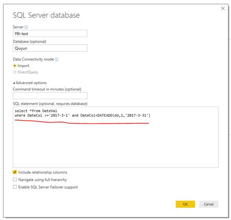 Solved Power Bi Desktop Sql Query Builder Microsoft Fabric Community