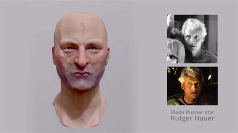 Download Rutger Hauer 3d Model Side Profile Smoking Wallpaper