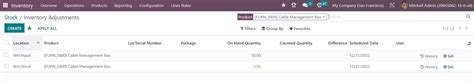 Reporting In Odoo Inventory Odoo V Enterprise Edition Book