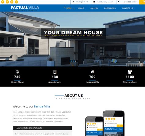 30 best free architect html website templates 2025