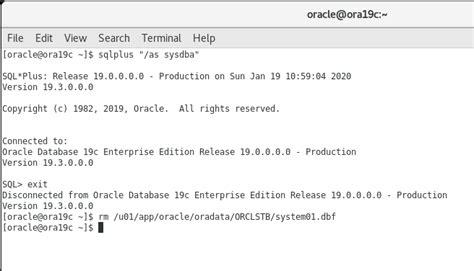 Usando o recurso Recover Standby Database do serviço Dataguard no c Oracle Brasil