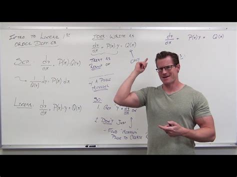 Free Video Introduction To Linear Differential Equations And