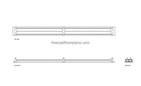 Linear Slot Diffuser Free Cad Drawings