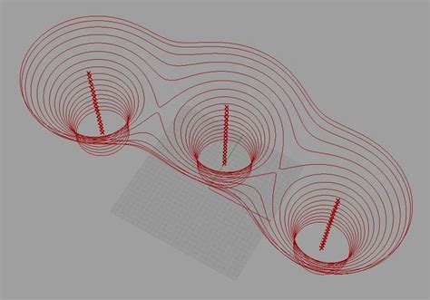 An Image Of Three Red Circles On A Gray Background