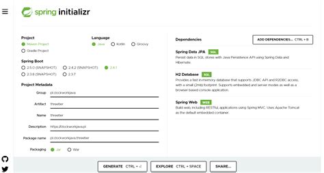 Architektura Warstwowa W Praktyce W Spring Framework Clockwork Java