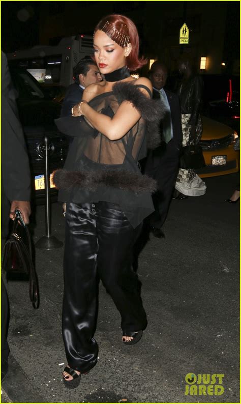 Rihanna Exposes Her Nipples In Completely Sheer Met Gala 2015 After