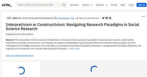 Interpretivism Or Constructivism Navigating Research Paradigms In