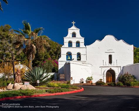 Mission San Diego De Alcala Historic Church In California