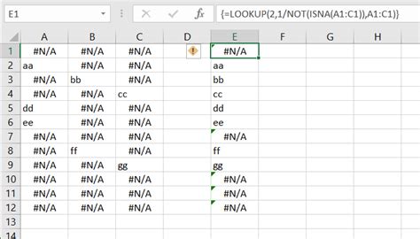 How To Filter Multiple Columns Data To One Column In Excel Stack Overflow