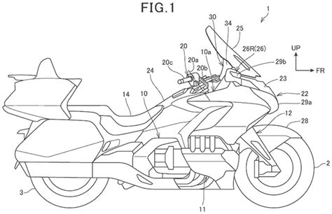 Lidar Equipped Gold Wing Patent Filed V1 Moto Houston Texas