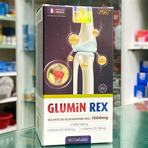 Glumin Rex Hỗ Trợ Giảm Các Triệu Chứng đau Khớp Khô Khớp Cứng Khớp