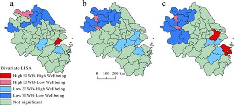 The Bivariate Lisa Clustering Between The Eiwb And Comprehensive Urban Download Scientific