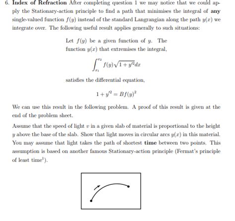 Solved Index of Refraction After completing question 1 ﻿we | Chegg.com