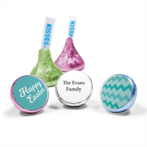 Personalized Easter Chevron Egg Hersheys Kisses