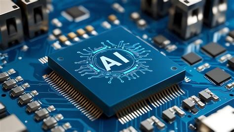 closeup view of a modern gpu card with circuit and artificial