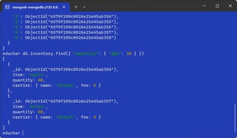 MongoDB Gt Operator Usage Syntax And Examples